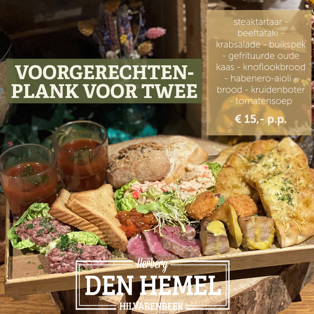 Bekijk onze menukaart | Herberg Den Hemel