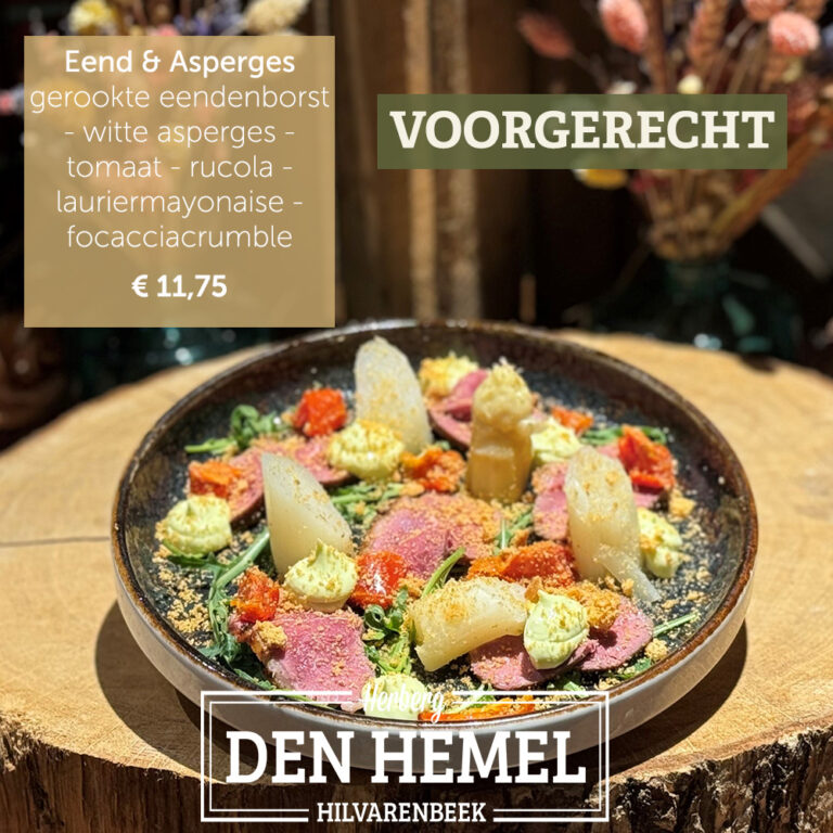 Bekijk onze menukaart | Herberg Den Hemel